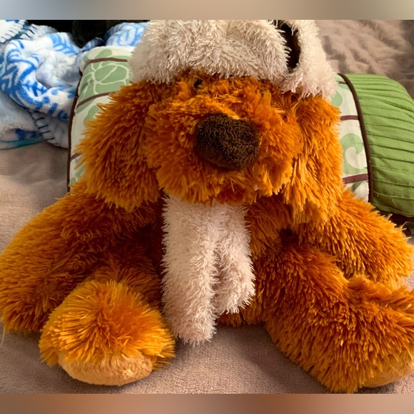 Hug Fun | Toys | St Jude Graham 3 Puppy Dog Hugfun Plush Hat Scarf ...